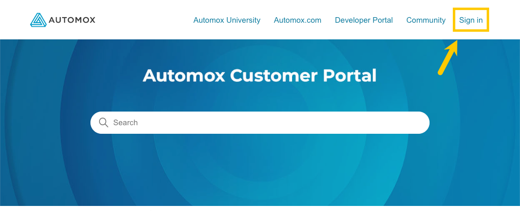 Sign up for the Customer Portal – Automox Sign up for the Customer Portal – Automox